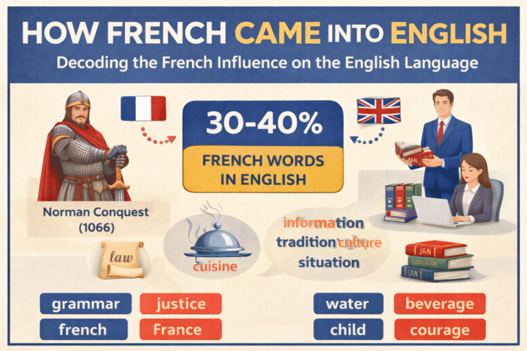 How French Shaped the English Language: History, Influence & Percentage ...